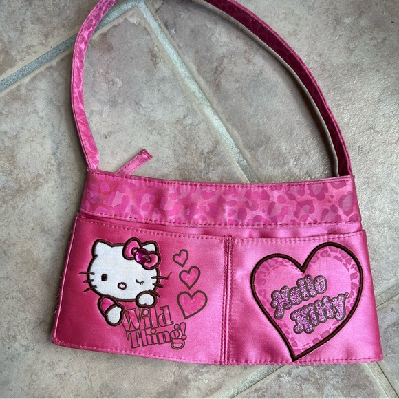 Sanrio | Bags | Sanrio Leopard Pink Hello Kitty Purse Wild Thing | Poshmark